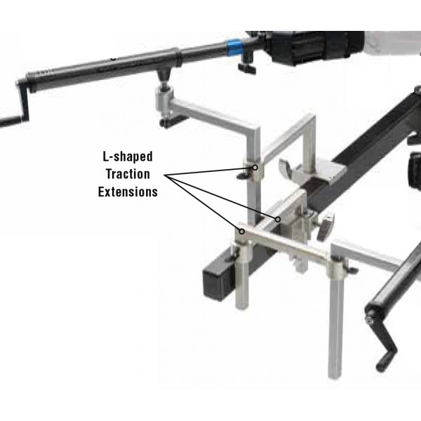 Long L-shaped traction extension